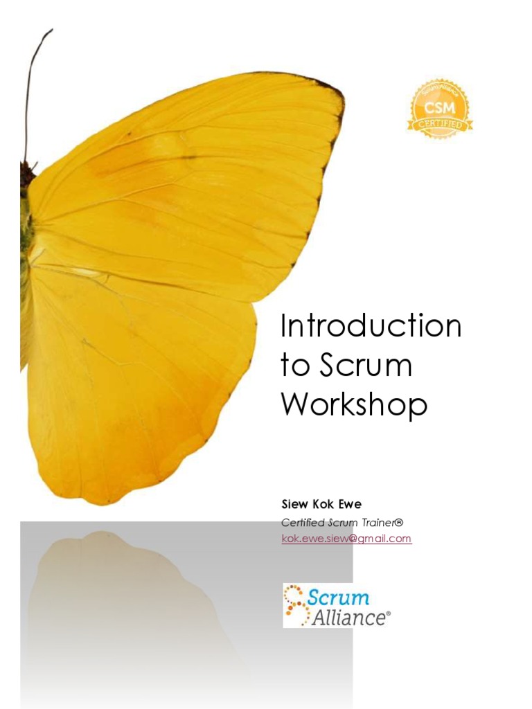 CSM Workshop Workbook Ver. 2015-3 (Intel) | PDF | Scrum (Software ...