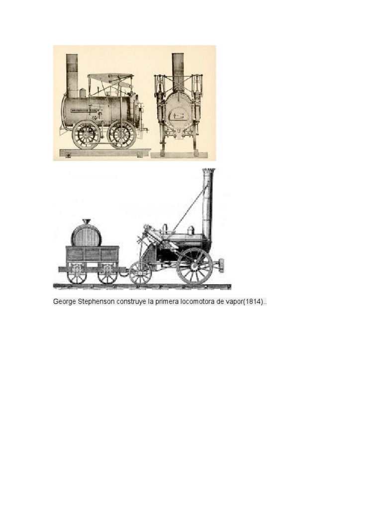 George Stephenson Construye La Primera Locomotora de Vapor | PDF | Arte
