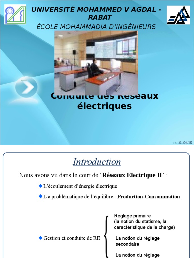1ère Et 2ème Séance Conduite Des Réseaux Électriques& | PDF | Réseau ...