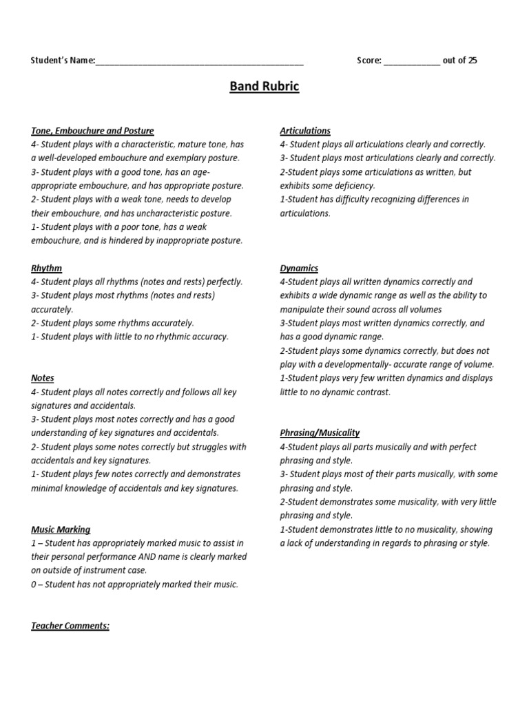 Rubric 25 Pts | PDF