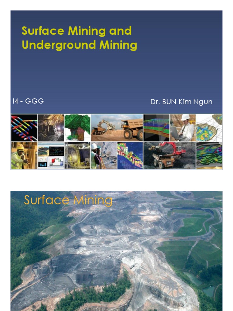 Surface Mine Development | PDF | Mining | Iron Ore