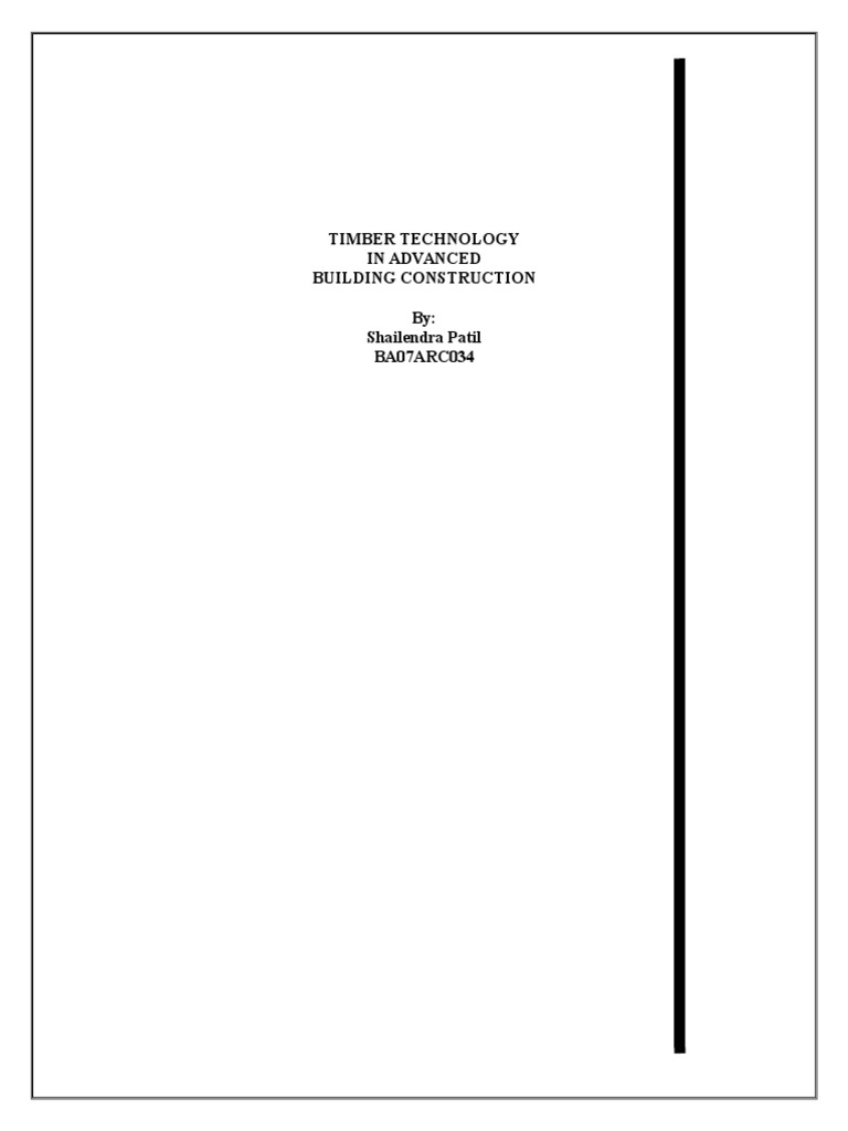 Timber Technology | PDF | Truss | Lumber