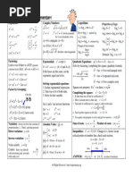 Alberta Math 30-1 Formula Sheet | PDF | Logarithm | Discrete Mathematics