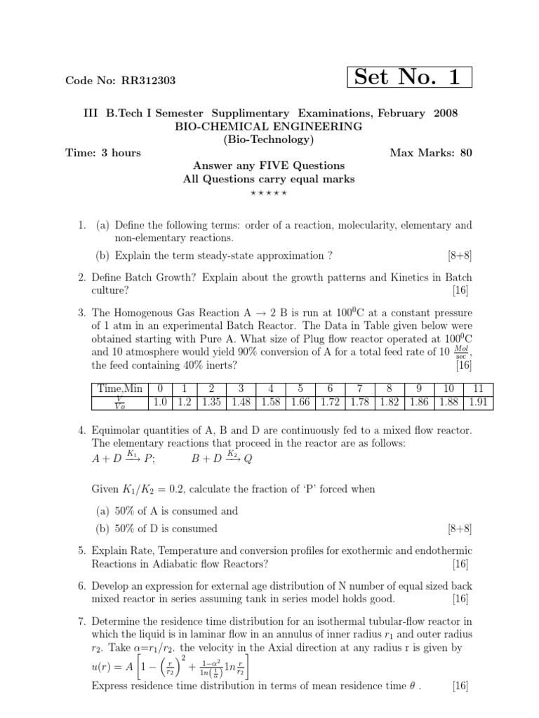 Steady-State Approximation in Biochemical Engineering | PDF