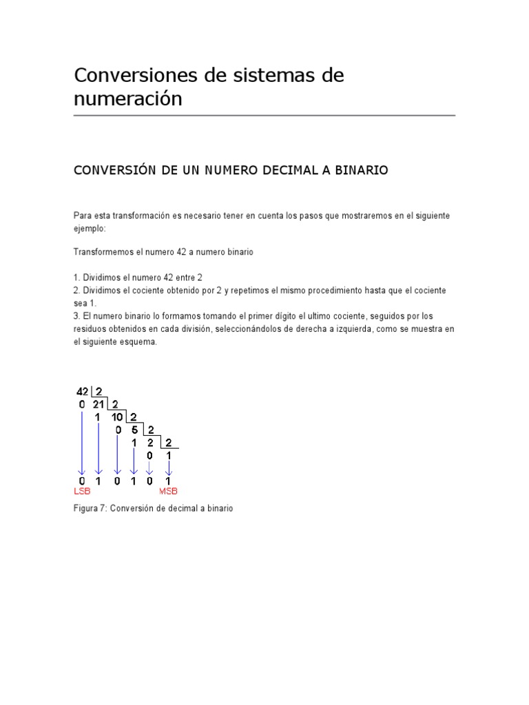 2.2.4. Conversión Entre Sistemas Numéricos | Descargar gratis PDF ...