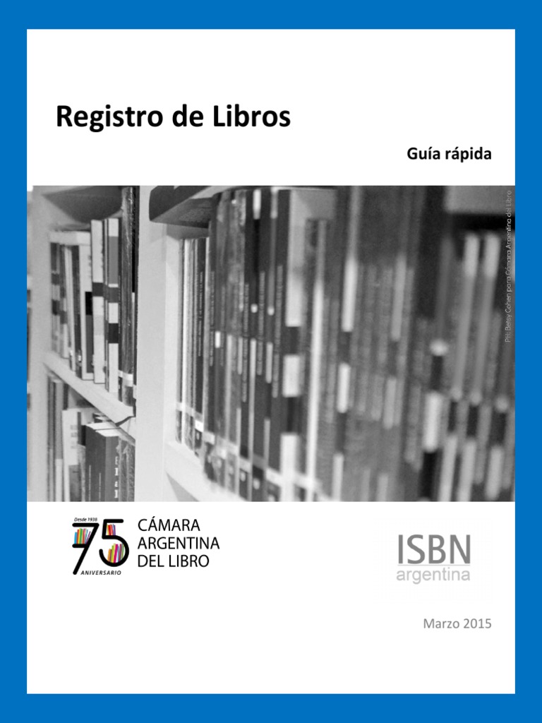 Guía de Registro ISBN | PDF | International Standard Book Number ...