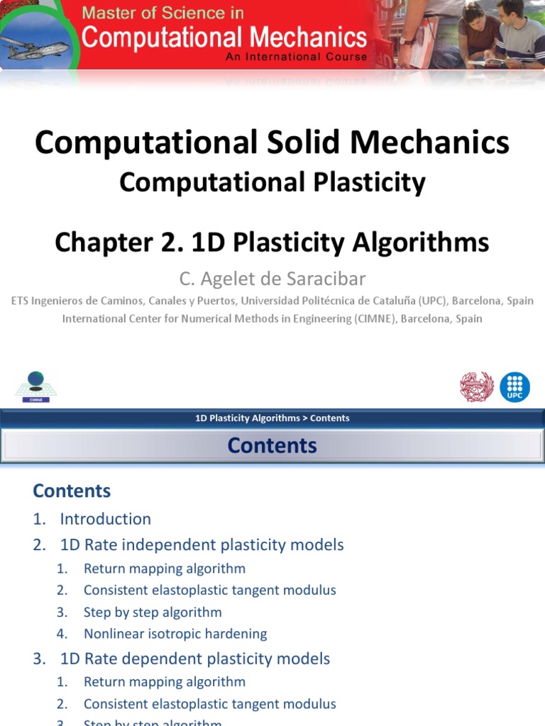 Chapter 2. 1D Plasticity Algorithms v1.0 | PDF | Yield (Engineering ...