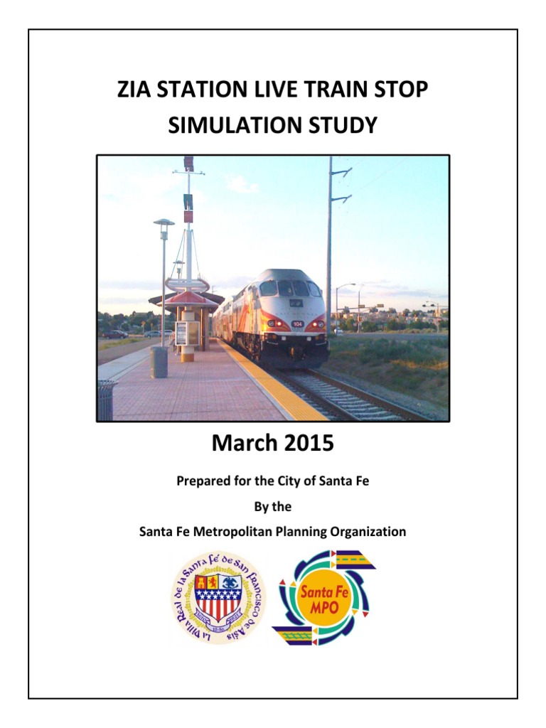 Zia Station Live Train Stop Simulation Report - March 2015 | PDF | Traffic | Queue (Abstract ...