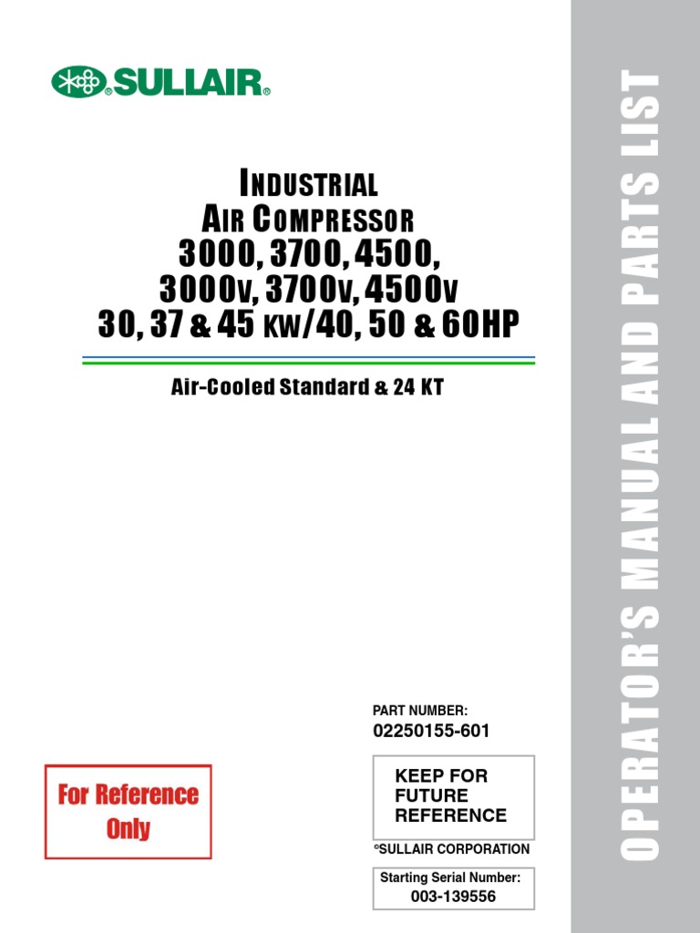 3700-AC P2 Operacion y Partes | PDF | Gas Compressor | Valve