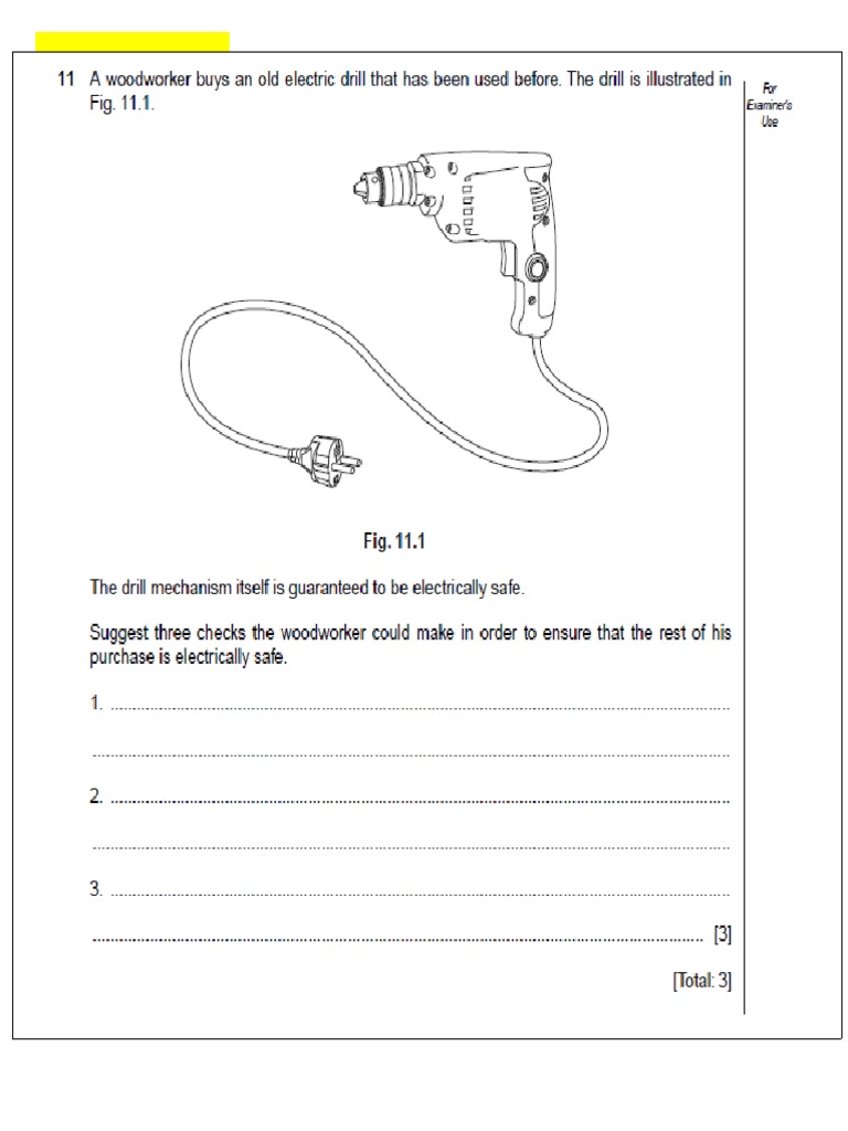 Electricity Exam Questions and Answers | PDF | Science & Mathematics
