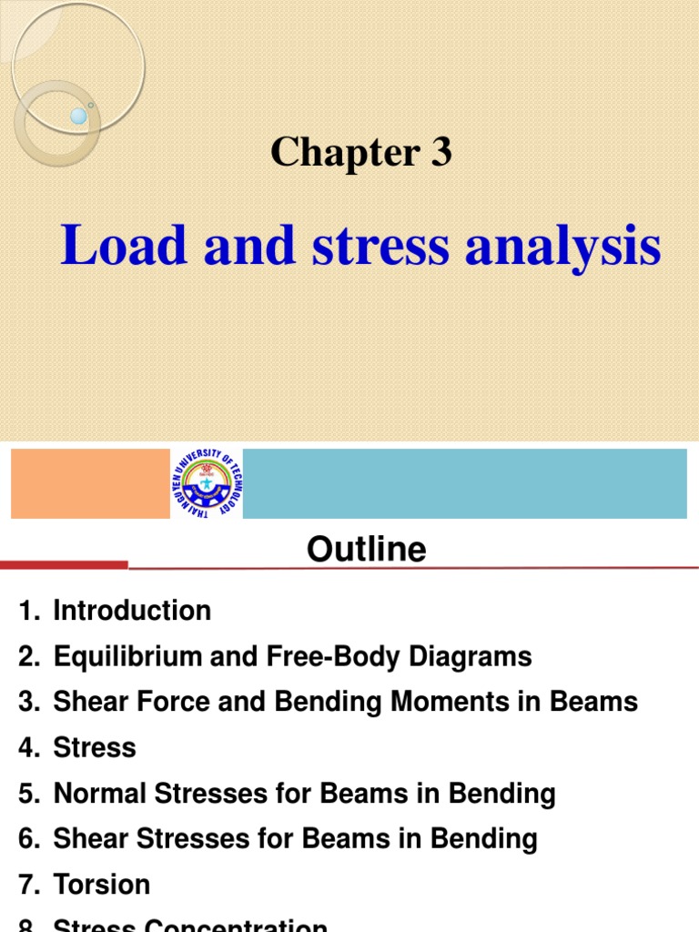 Chapter 3-Load and Stress Analysis | PDF | Bending | Beam (Structure)