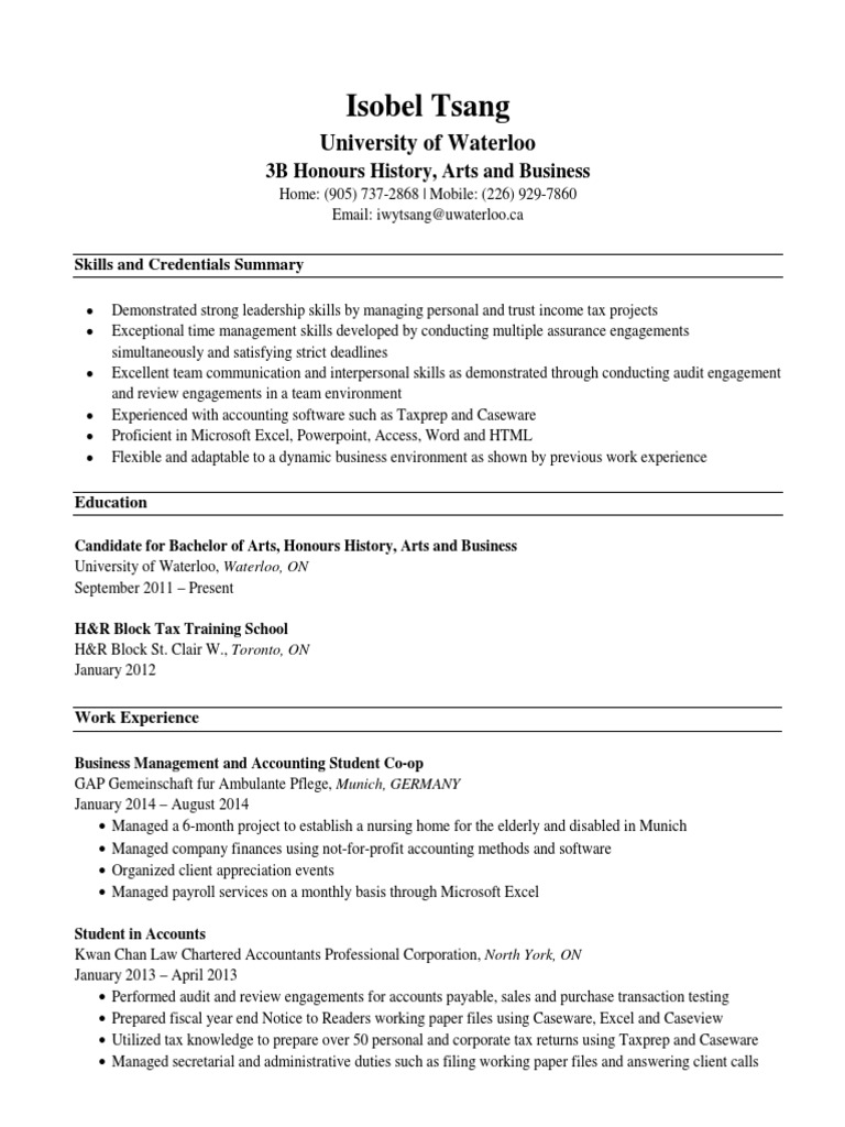 Aspiring Accountant's Journey | PDF | Accounting | Leadership