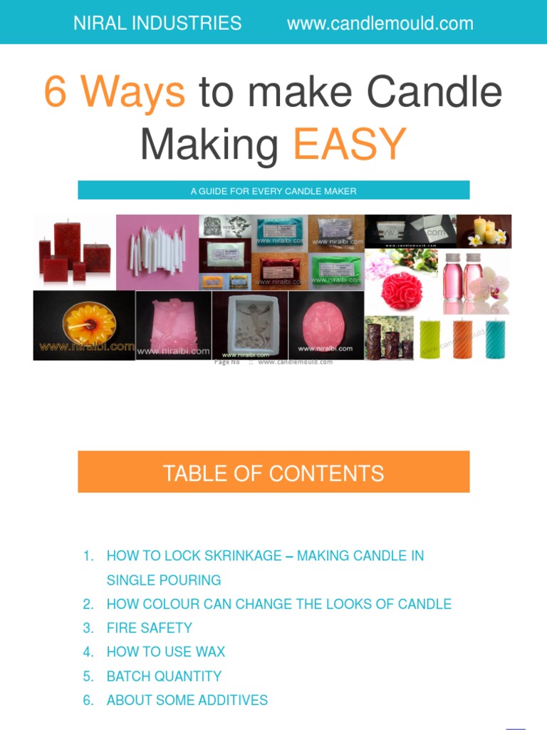 6 Ways To Make Candle Making Easy | PDF | Candle | Color