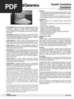 Ficha Tecnica Greencast 94fplus | PDF | Refractory | Chemical Substances