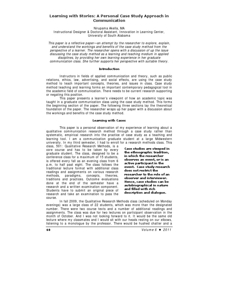 Imporetance of Case Studies | PDF | Case Study | Critical Thinking