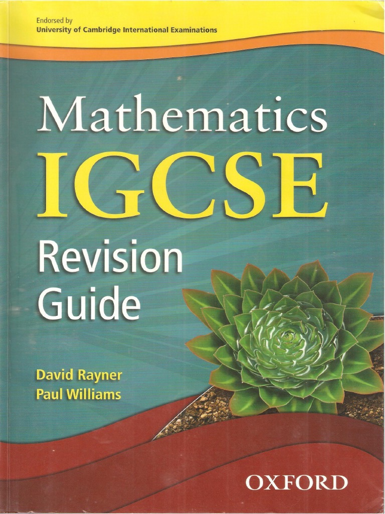 IGCSE Maths Revision Guide | PDF