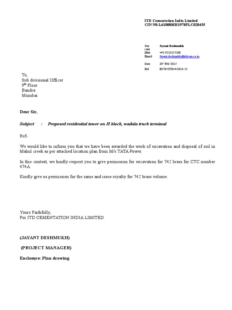 Letter To BMC (3) Feb | PDF