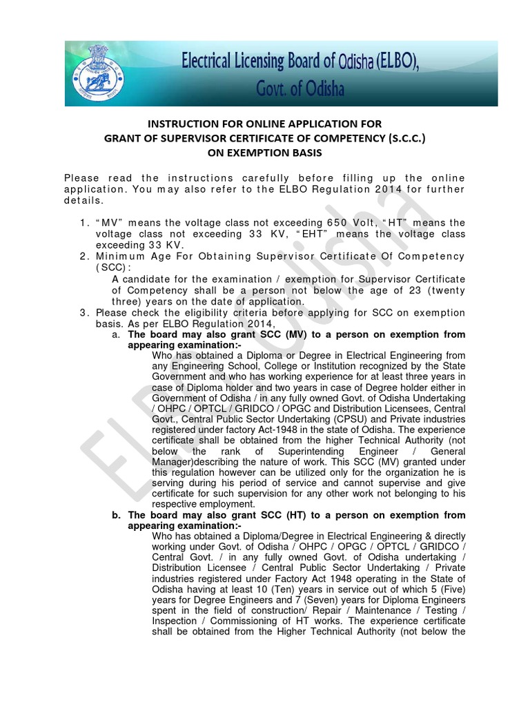 Online Application for Supervisor SCC | PDF | Diploma | Government