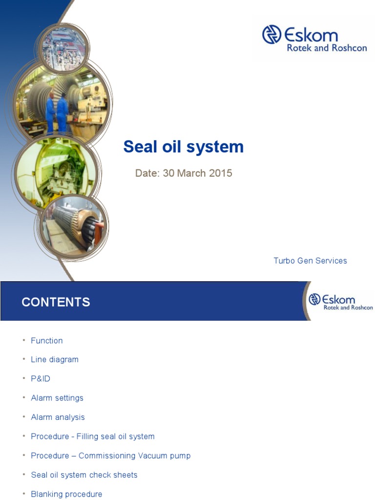 Seal Oil System (Presentation) | PDF | Pump | Valve
