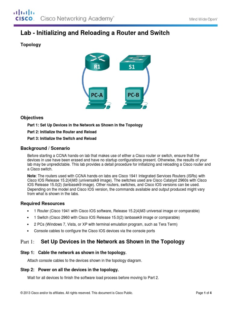 CCNA1-ITN, SLM, Student Lab Manual | PDF | I Pv6 | Software