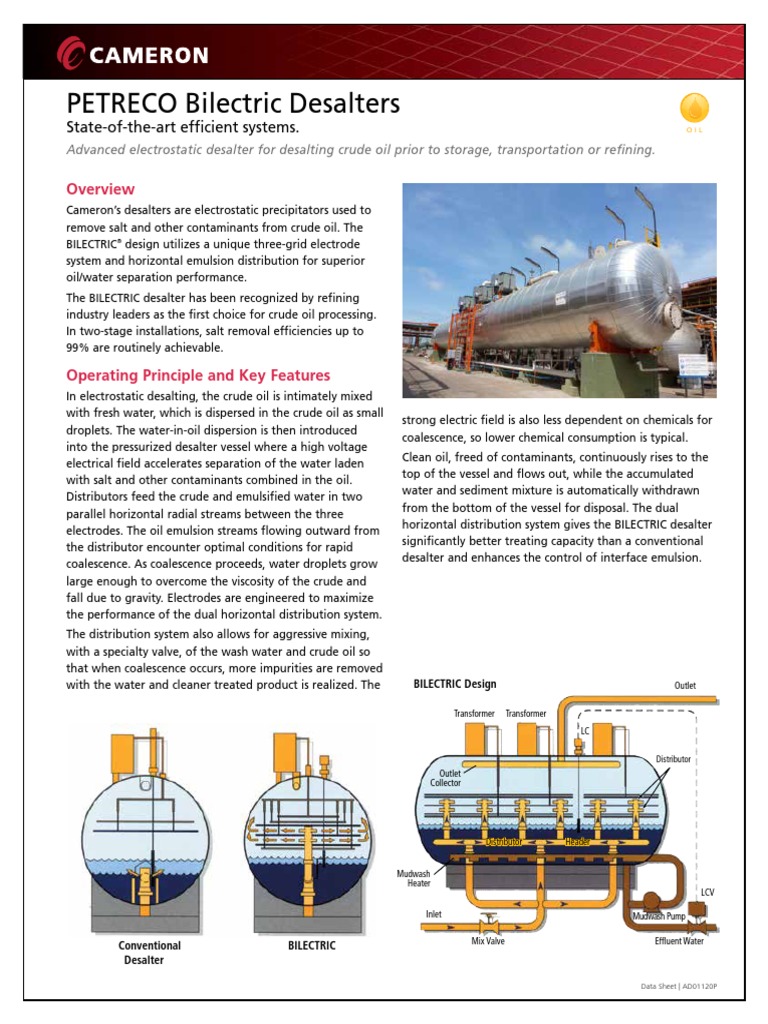 PETRECO Bilectric Desalters: State-Of-The-Art Efficient Systems | PDF ...