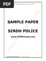 Sample Test Papers JST HST PST | PDF | Mass | Force