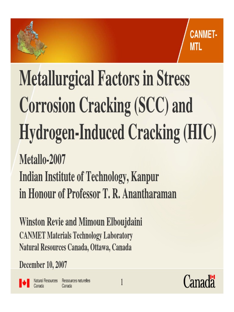 Stress Corrosion Cracking | PDF | Fracture | Corrosion