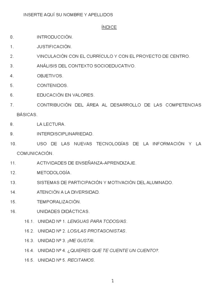 Programaci N Lengua Castellana Completa (Primaria) | PDF | Crecimiento personal y profesional ...