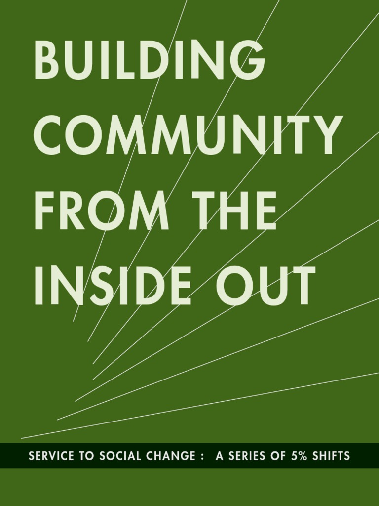 Building Community From The Inside Out | PDF | Community | Brainstorming