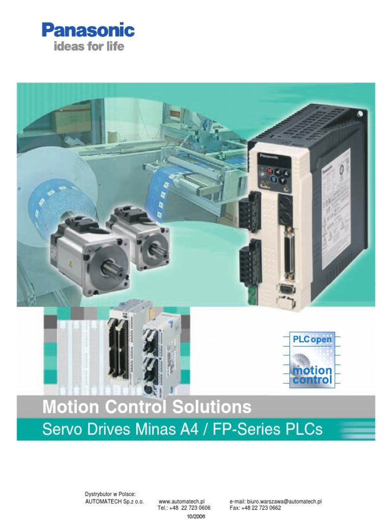 Minas A4 Prospekt | PDF | Programmable Logic Controller | Resonance