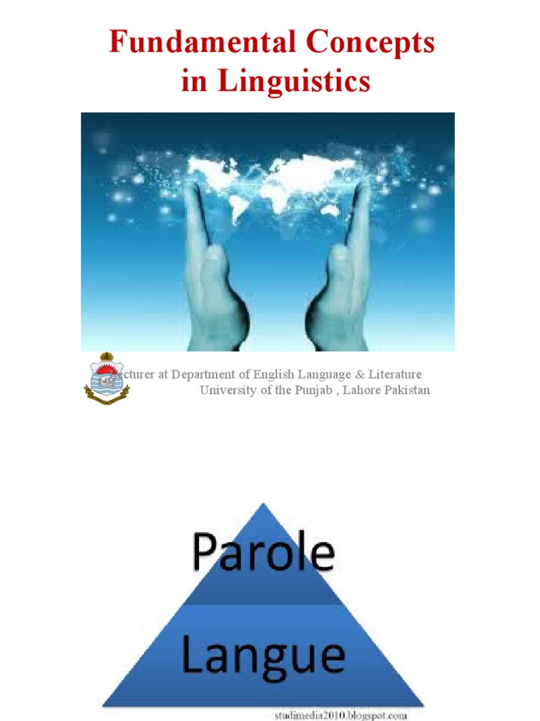 Fundamental Concepts in Linguistics | PDF | Linguistics | Word