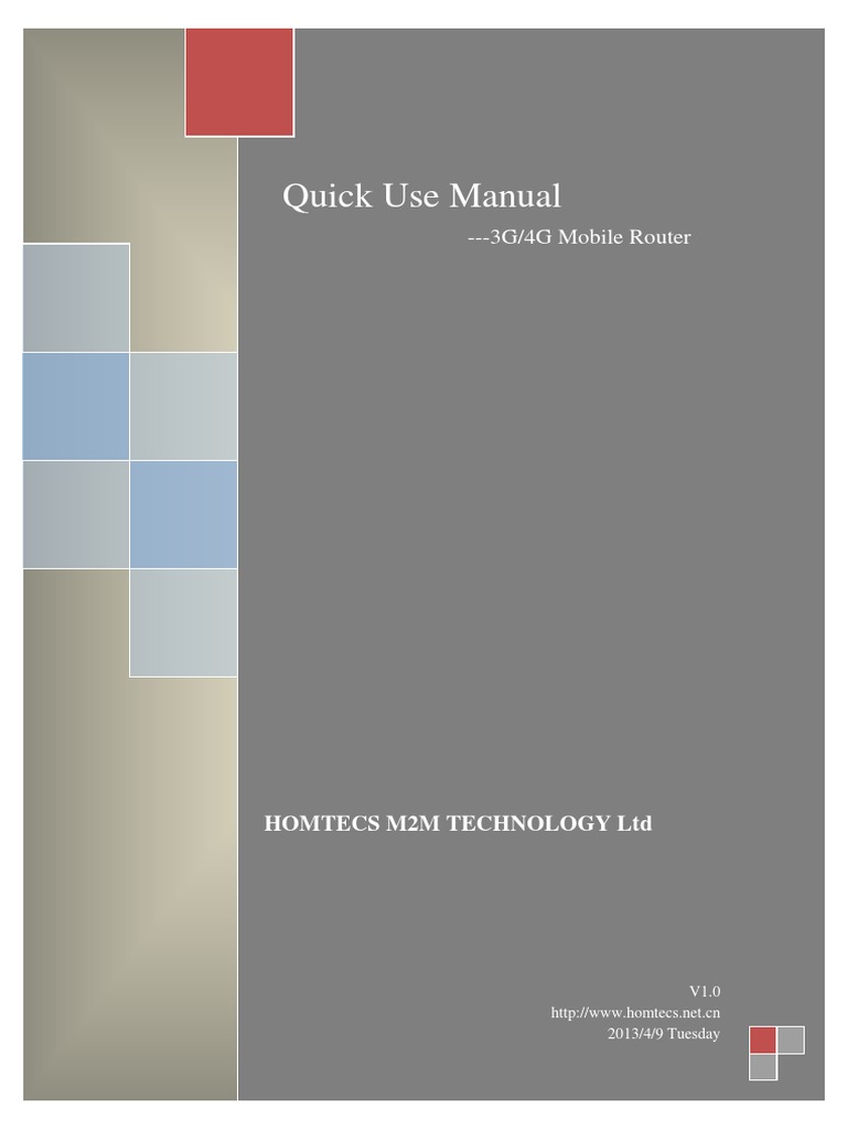 3g 4g Router Product Manual V 1 03 07 16 Pdf Pdf Wireless Lan