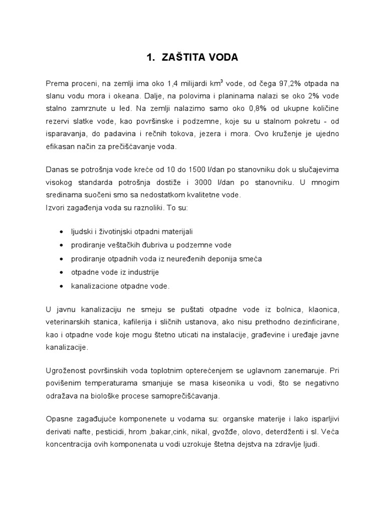 Aparati Prerada Voda PDF | PDF