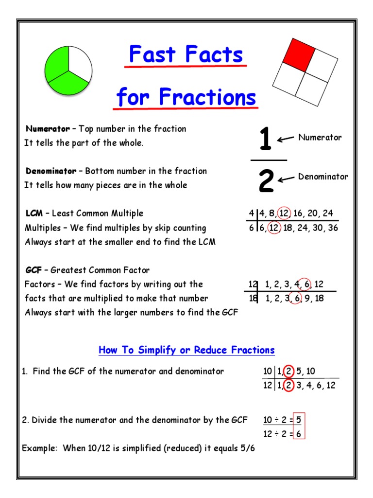 Fraction Basics for Students | PDF