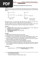 Free Fatty Acid Estimation by Titration | PDF | Science & Mathematics