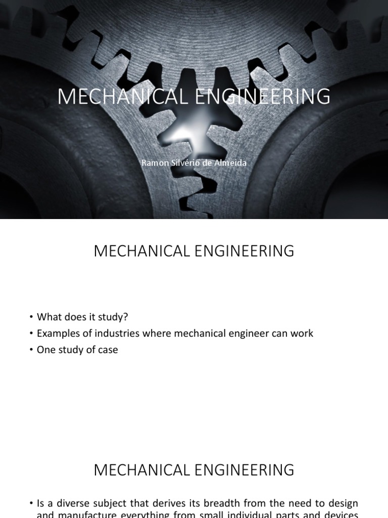 Mechanical Engineering Case Study Overview | PDF