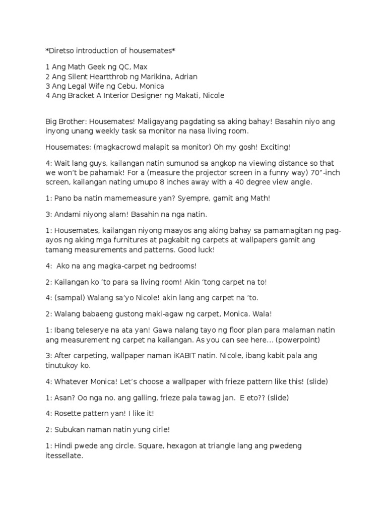 Math 1 Script | PDF