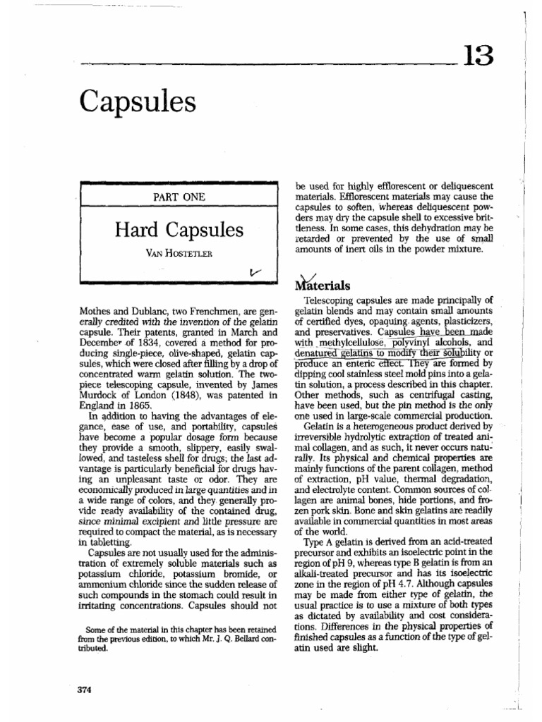 Capsule | PDF