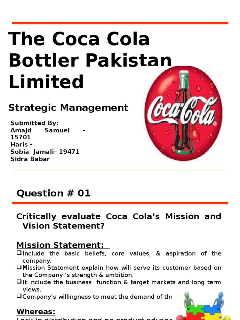 Case Study Coca Cola | Coca Cola | Competition