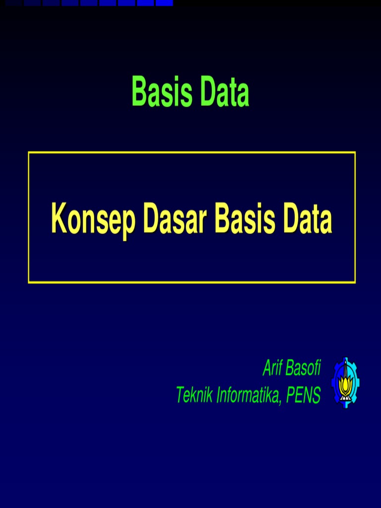 Konsep Dasar Database | PDF