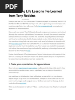 Tony Robbins - The Dickens Process | PDF | Pain | Psychological Concepts