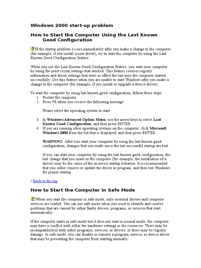 Windows 2000 Start | Download Free PDF | Bios | Booting