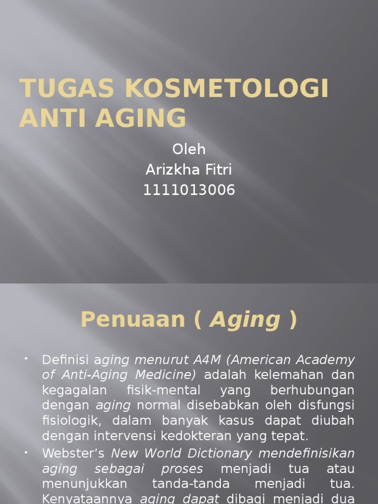 Anti Aging | PDF