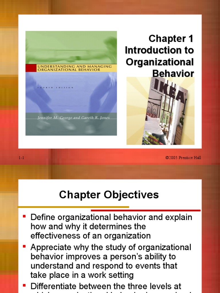 1 Introduction To Organizational Behavior | PDF | Goal | Organizational ...