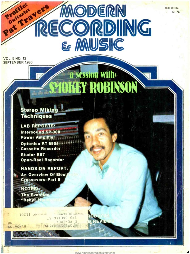 Modern Recording 1980 09 | PDF | Compact Cassette | Loudspeaker