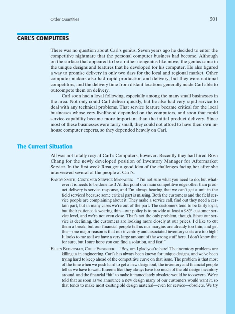 Case Study # 2 | PDF | Inventory | Business