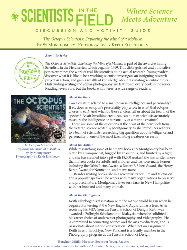 Octopus Scientists Discussion and Activity Guide | PDF | Graphics ...