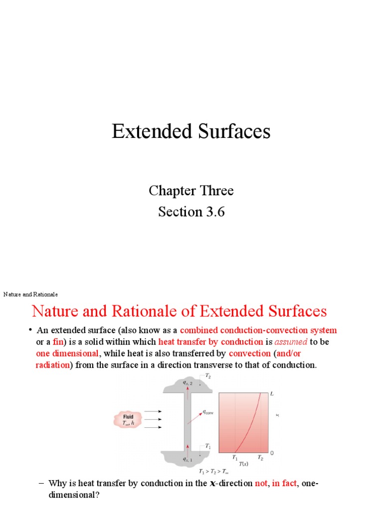 Extended Surface Heat Transfer | PDF | Thermal Conduction | Heat Transfer