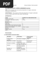 Biology Lab Report Matriculation | PDF | Experiment