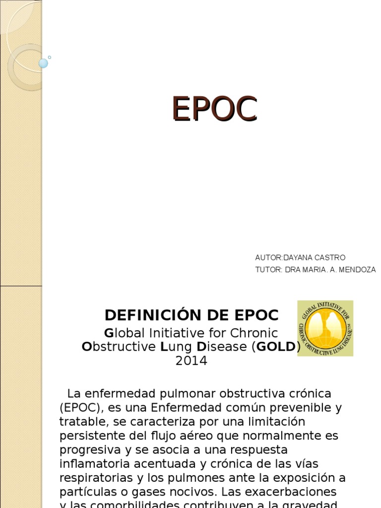 Seminario Epoc - PPT Original | PDF | Enfermedad pulmonar obstructiva ...